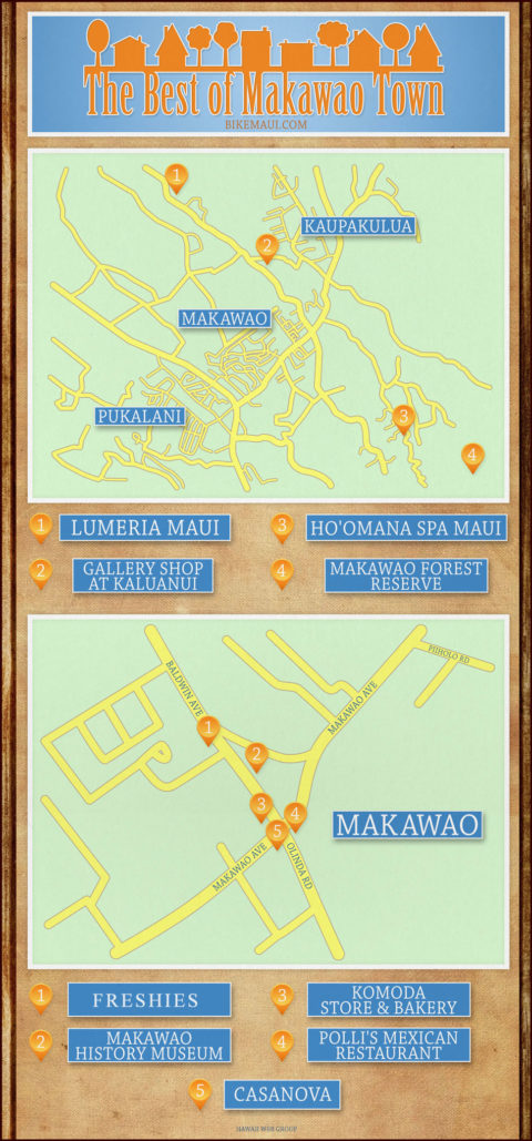 The Best of Makawao Town in Upcountry Maui - Maps & Things To Do